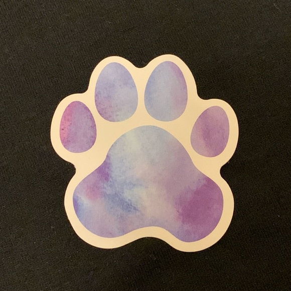 Accessories | 1 In Bundle Dog Paw Print Sticker | Poshmark